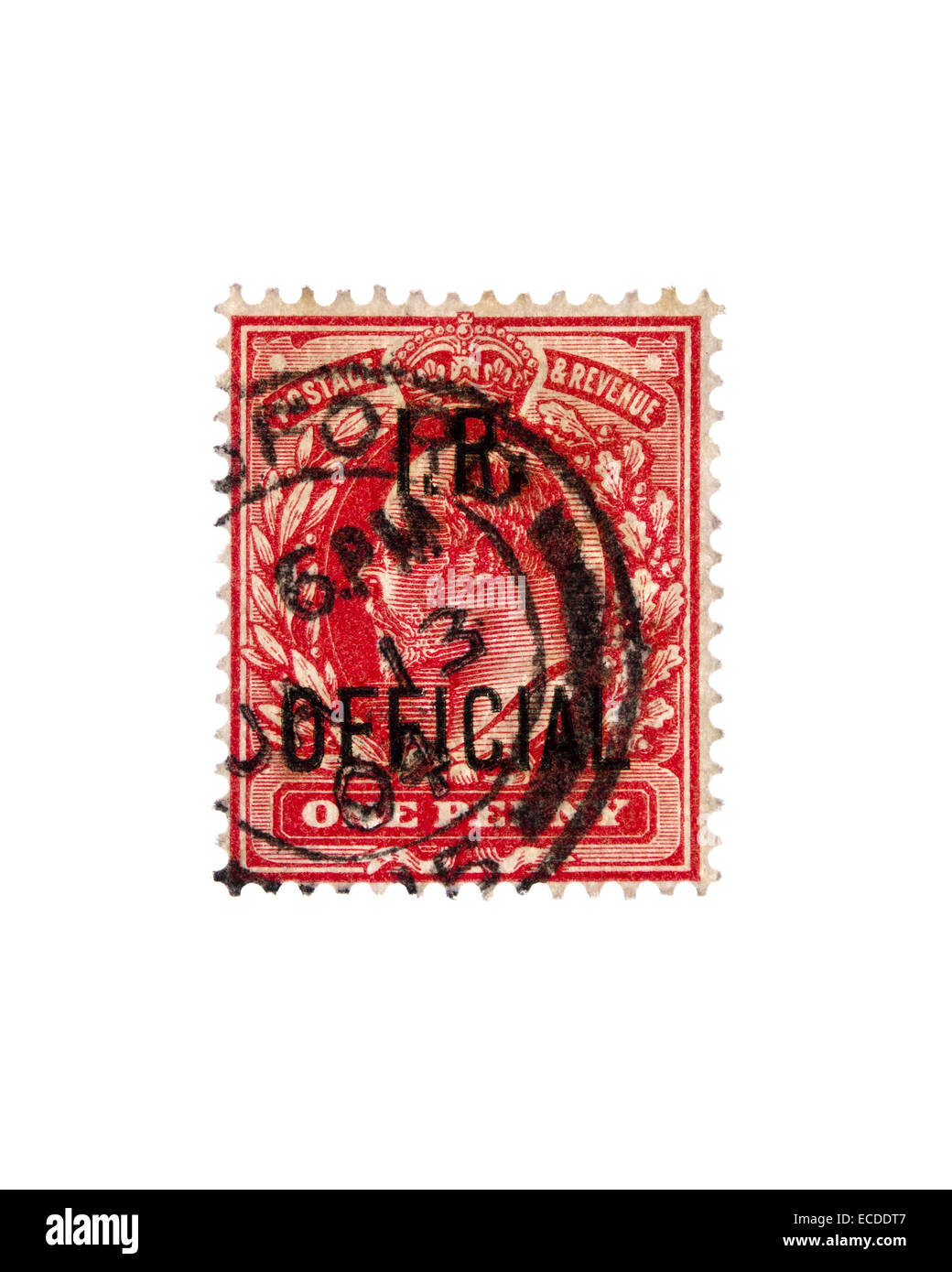 Postage stamp for official mail Cut Out Stock Images & Pictures - Alamy