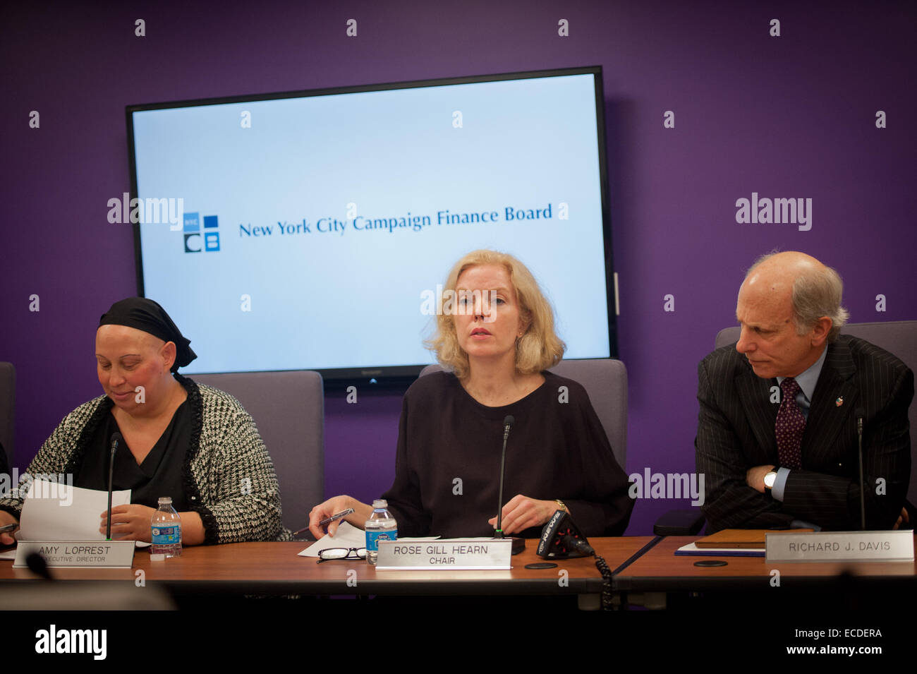 Manhattan, New York, USA. 11th Dec, 2014. AMY LOPREST, Chair ROSE GILL ...