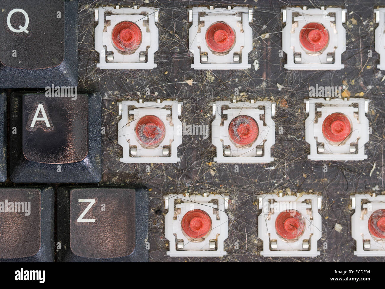 Dirty keyboard hi-res stock photography and images - Alamy