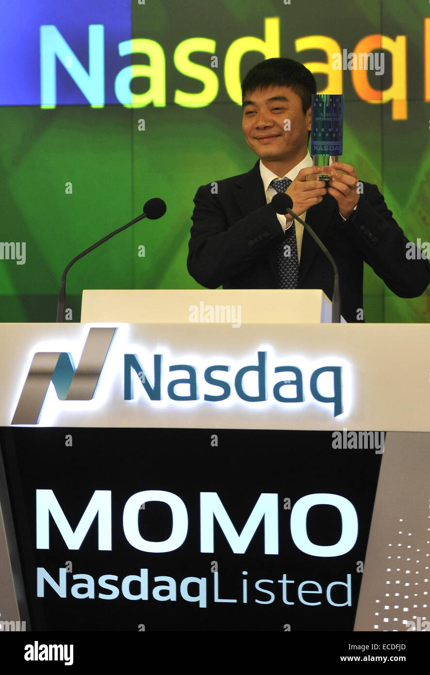 New York, USA. 11th Dec, 2014. Yan Tang, founder and chief executive ...