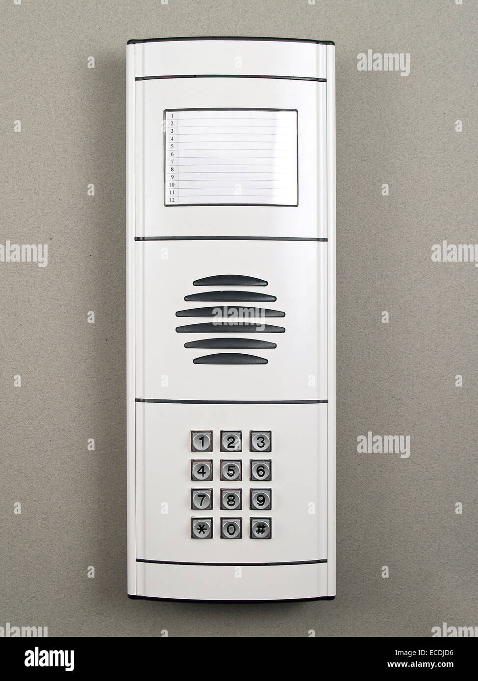 Entrance door intercom Stock Photo - Alamy