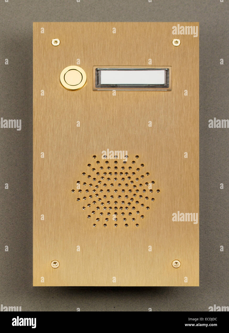 Entrance door intercom Stock Photo - Alamy