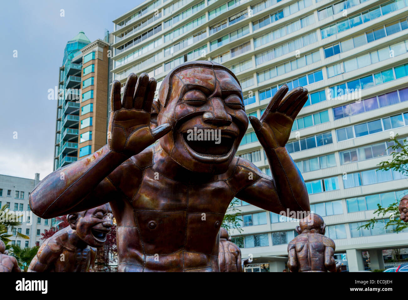 Vancouver Laughing Sculpture High Resolution Stock Photography and ...