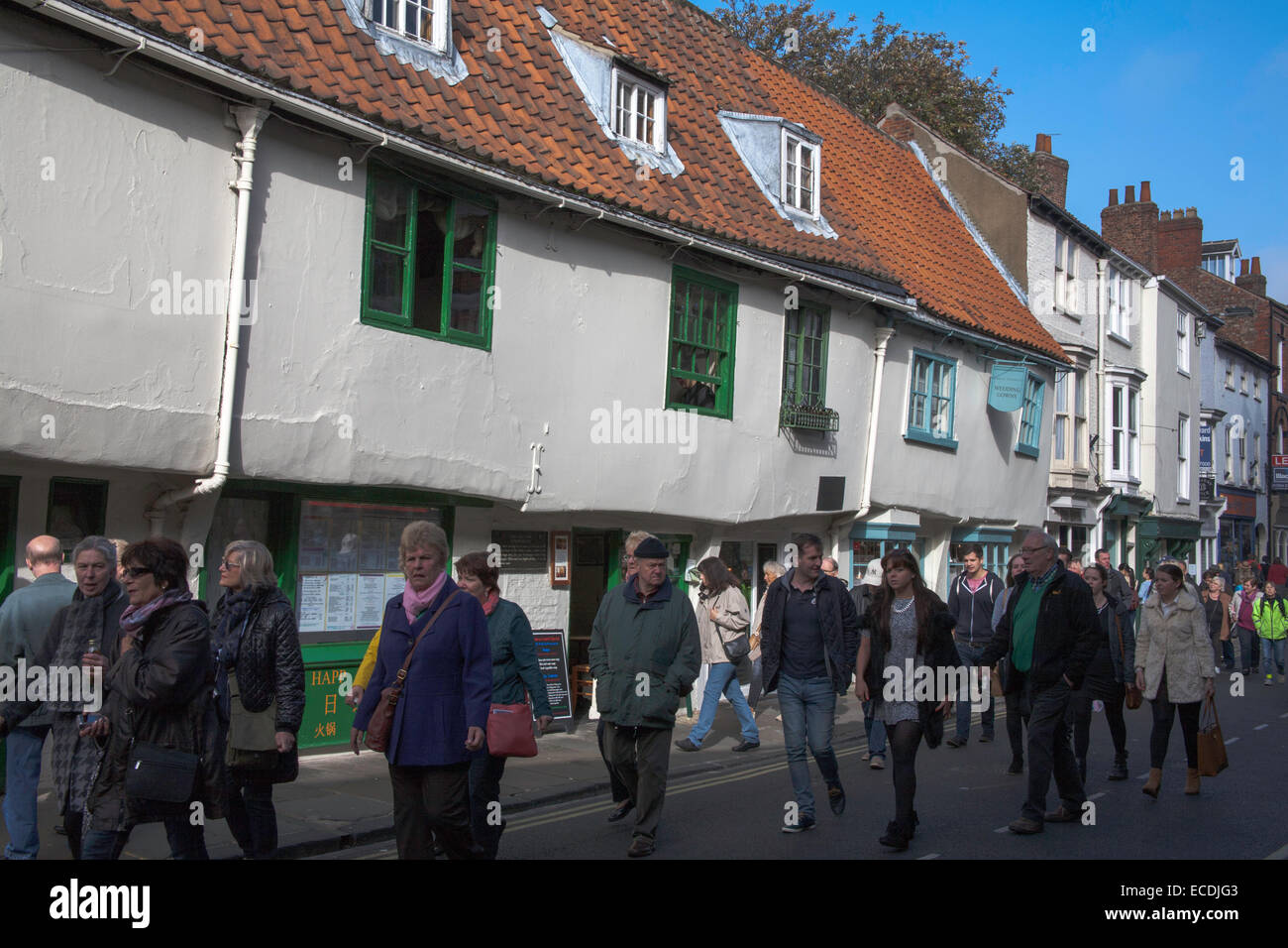 Goodramgate York Yorkshire England Stock Photo - Alamy