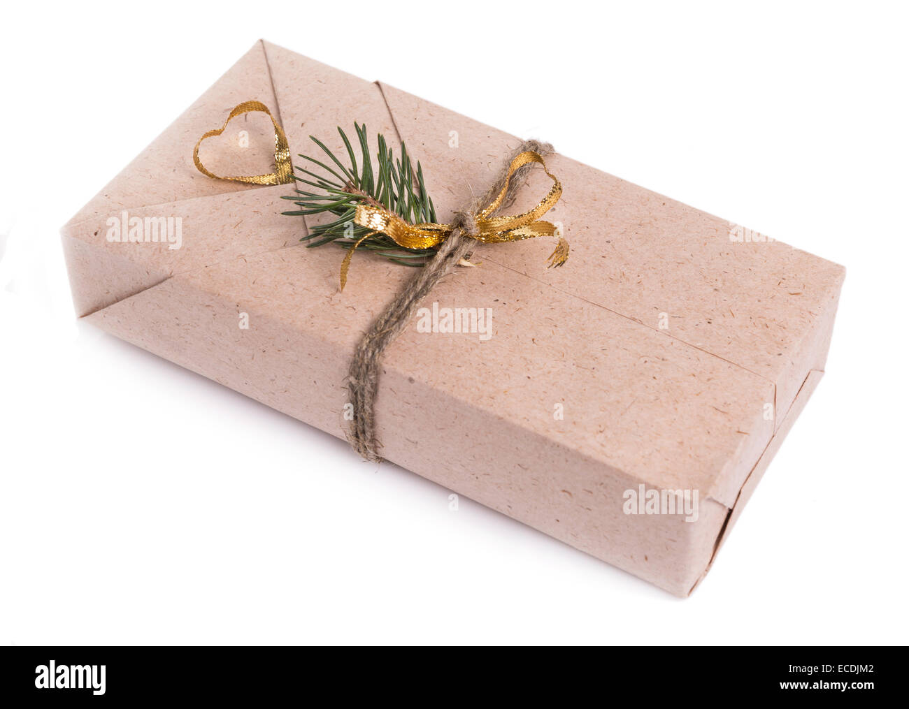 box with present isolated on white background Stock Photo - Alamy