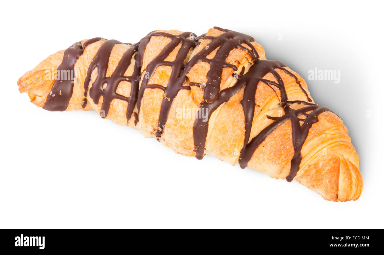 Croissant with chocolate hi-res stock photography and images - Alamy