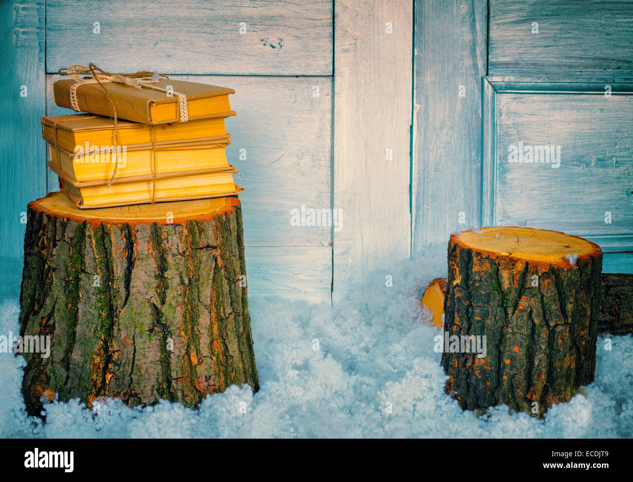 Book stack christmas hi-res stock photography and images - Alamy