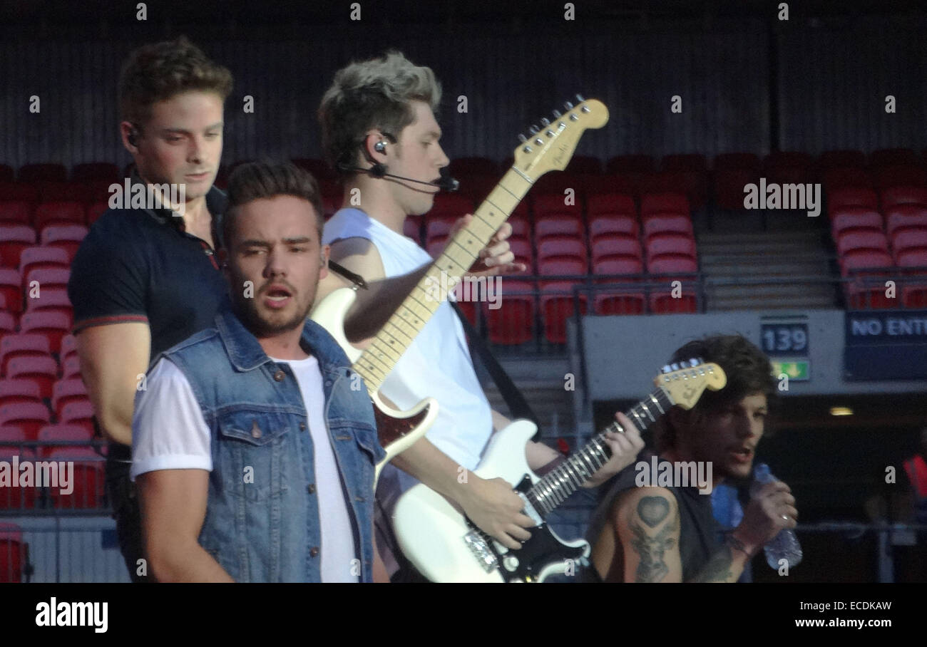 One Direction perform live in concert at Wembley Stadium Featuring: One ...