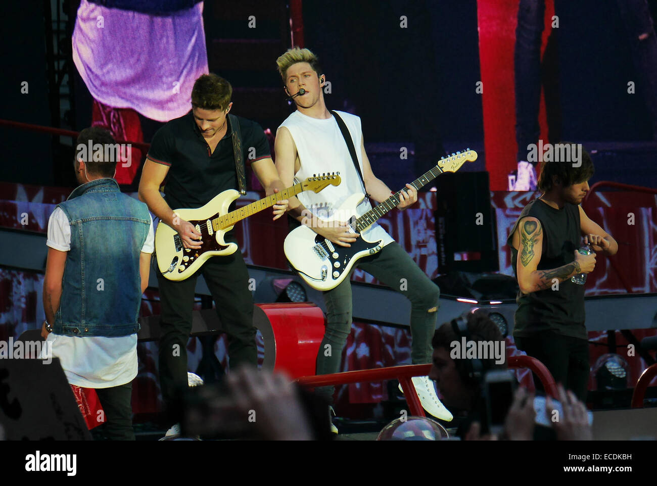 One Direction perform live in concert at Wembley Stadium Featuring: One ...