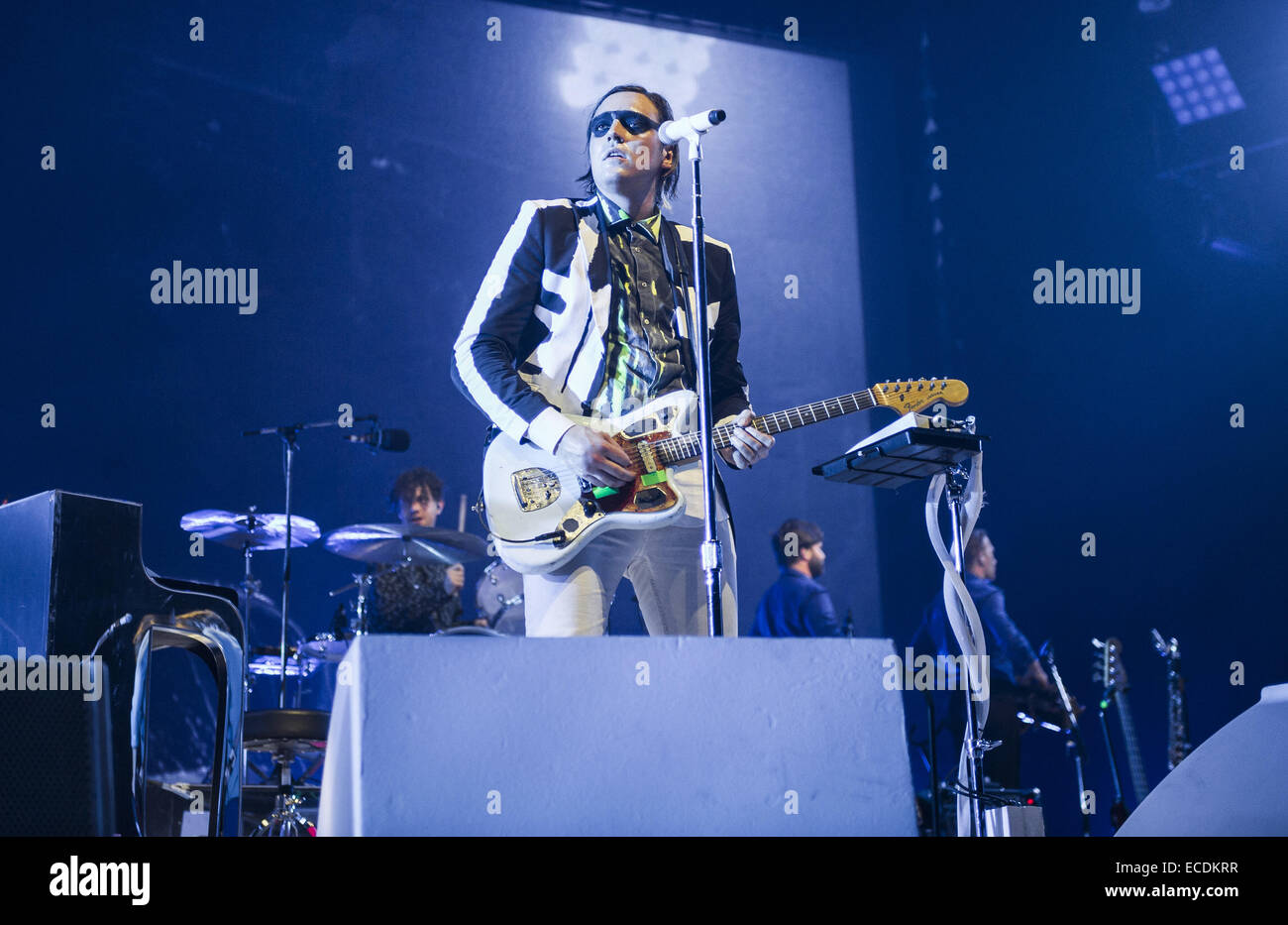 Arcade Fire Performing Live In Concert At Earls Court Featuring Arcade