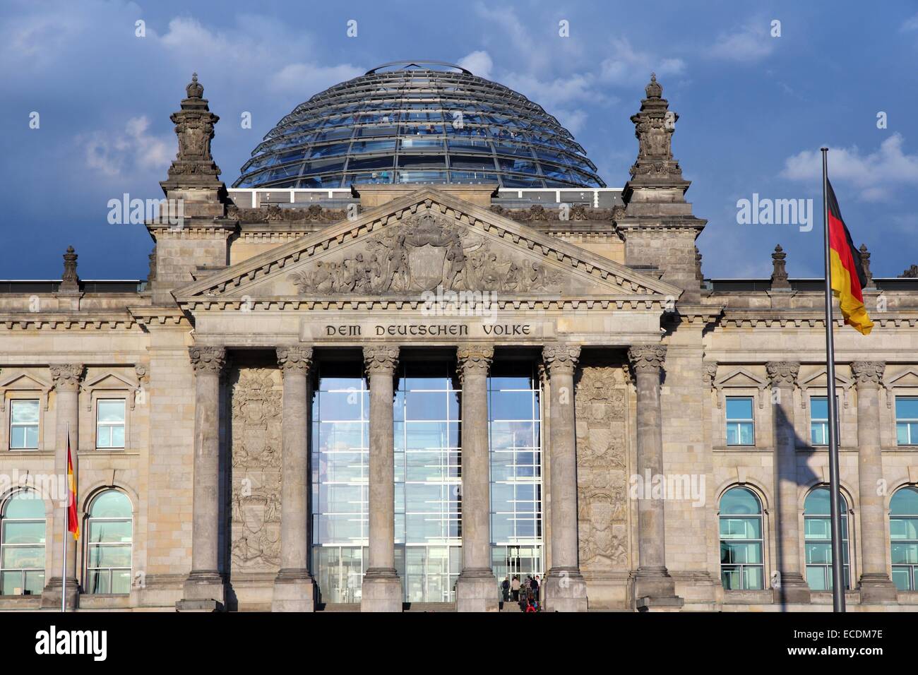 Reichstag building, German parliament house. Berlin, Germany Stock ...