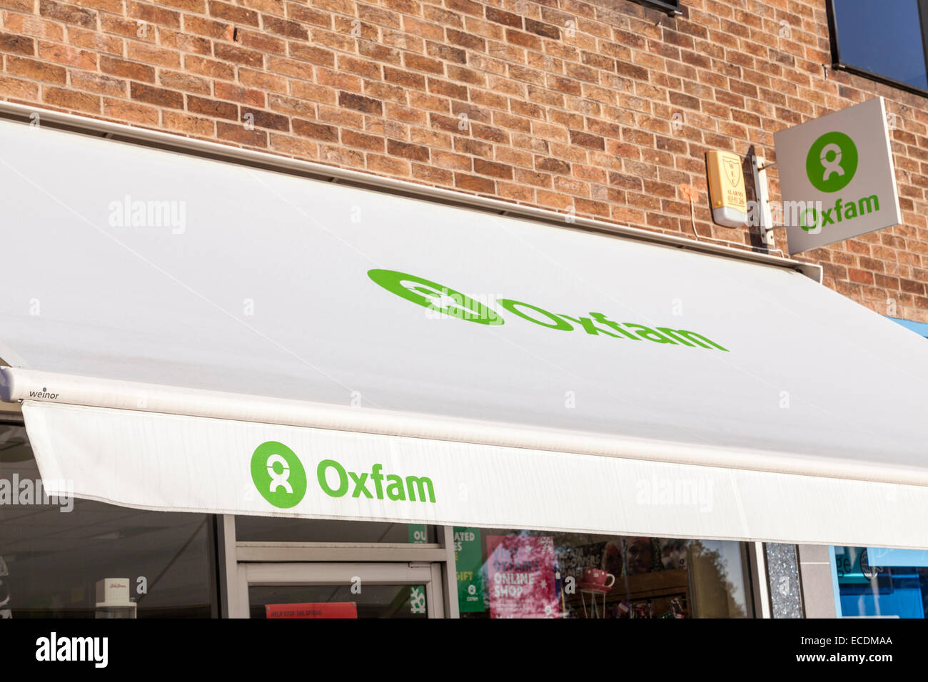 Oxfam shop sign charity logo hi-res stock photography and images - Alamy