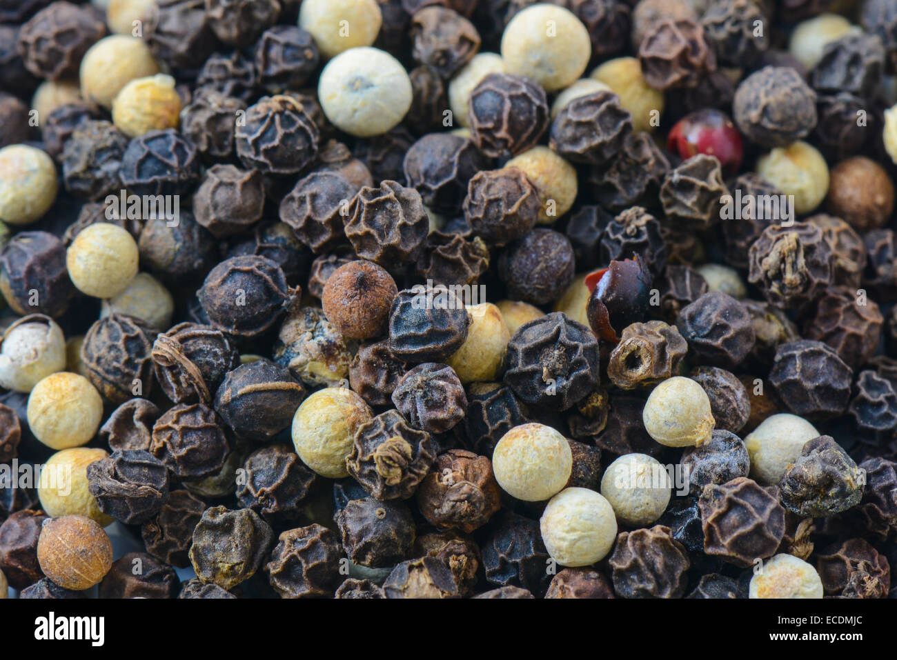 Close Up Background of Multi Color Peppercorn Stock Photo - Alamy