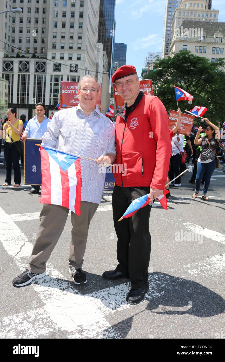 57th Annual Puerto Rican Day Parade 2014 Featuring: Scott Stringer ...
