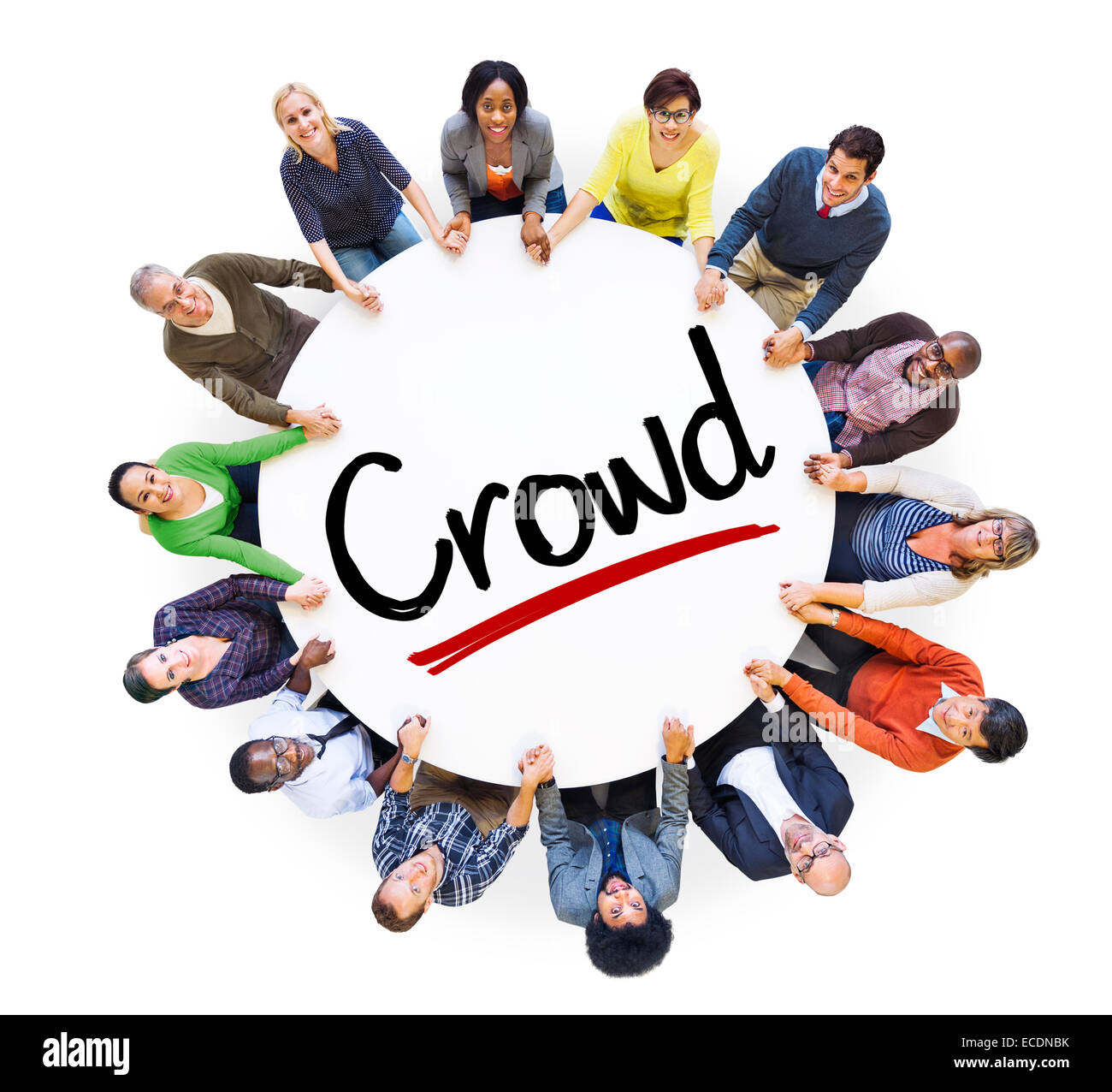 Crowd in a circle hi-res stock photography and images - Alamy