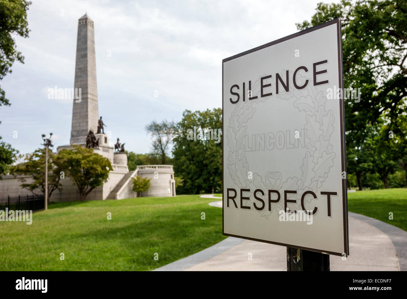 Springfield Illinois,Oak Ridge Cemetery,Abraham Lincoln Tomb & War ...