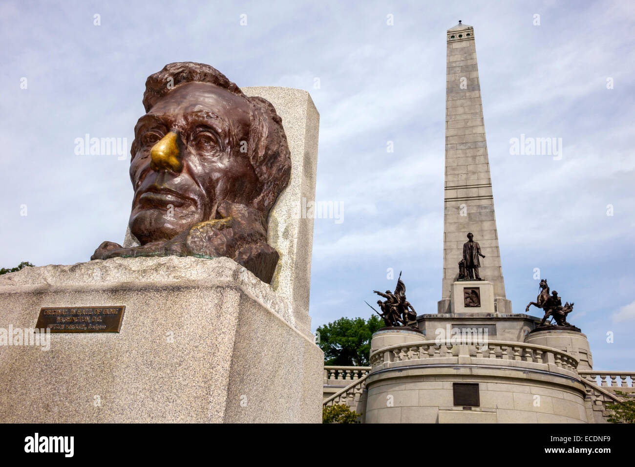 Abraham Lincoln Memorial Springfield Illinois