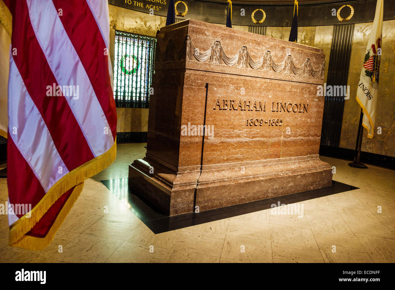 Springfield Illinois,Oak Ridge Cemetery,Abraham Lincoln Tomb & War ...