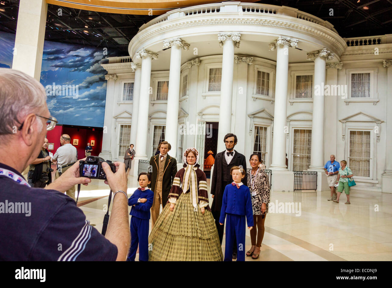 Springfield Illinois,Abraham Lincoln Presidential Museum,interior ...
