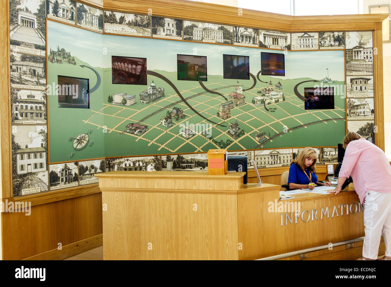 Information desk museum hi-res stock photography and images - Alamy