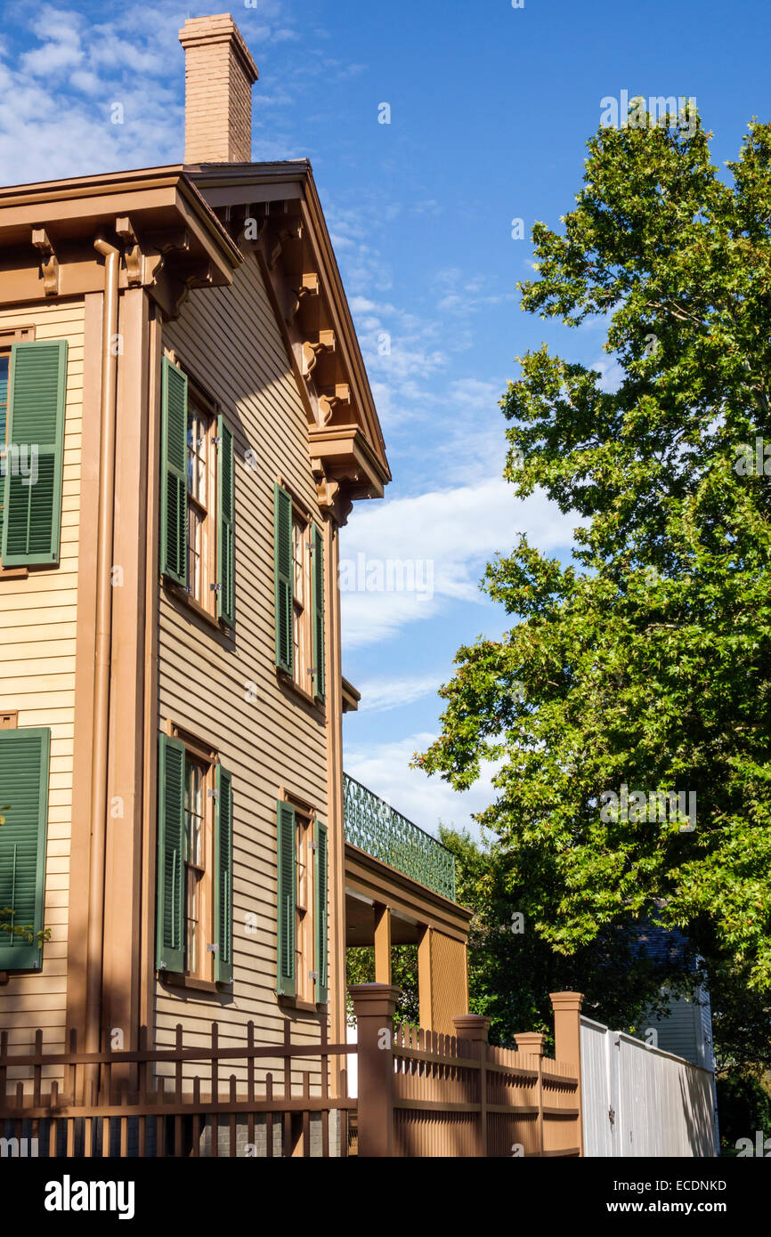 Springfield Illinois,Abraham Lincoln Home National historic Site,East ...