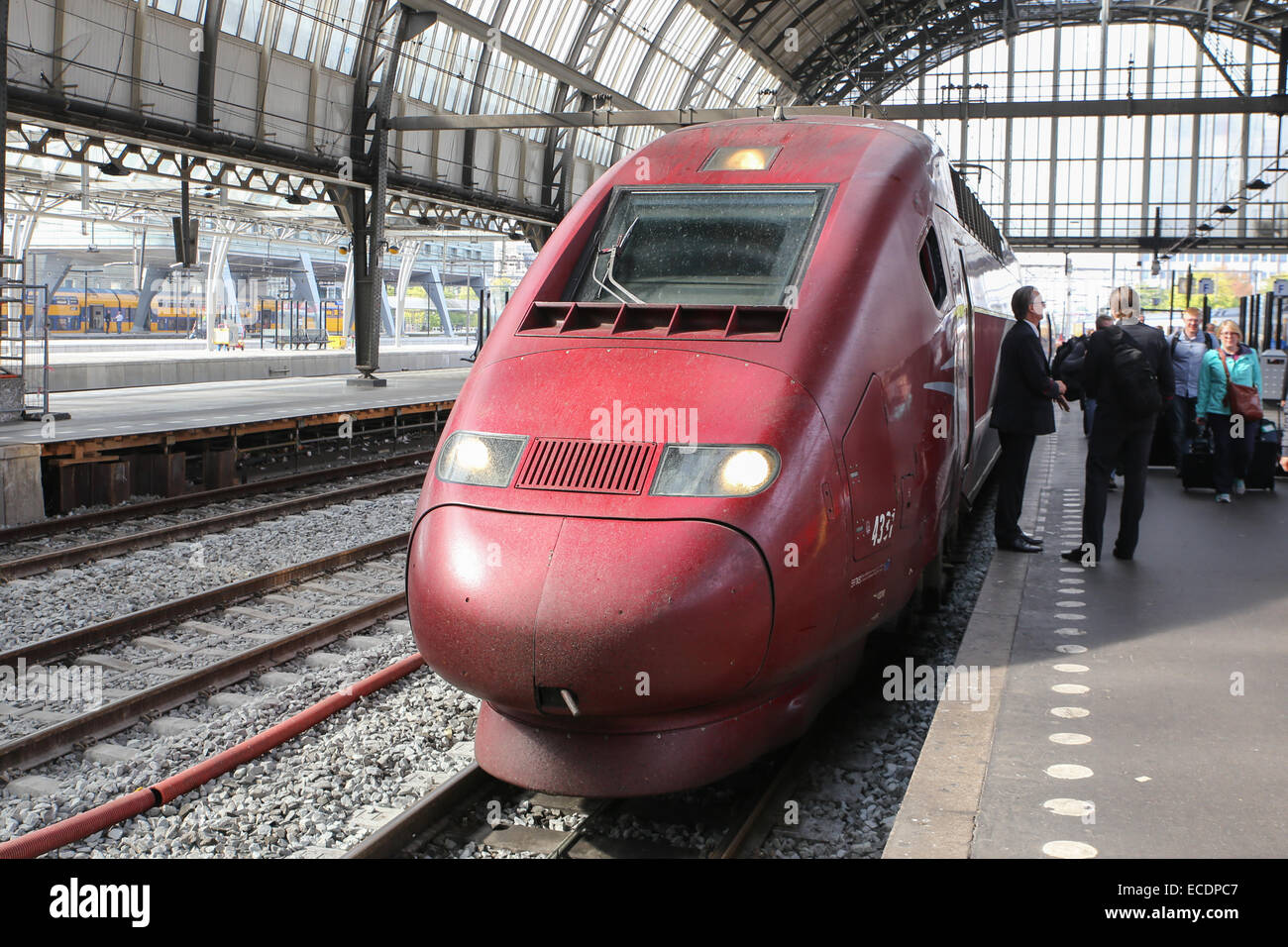Red station hi-res stock photography and images - Alamy