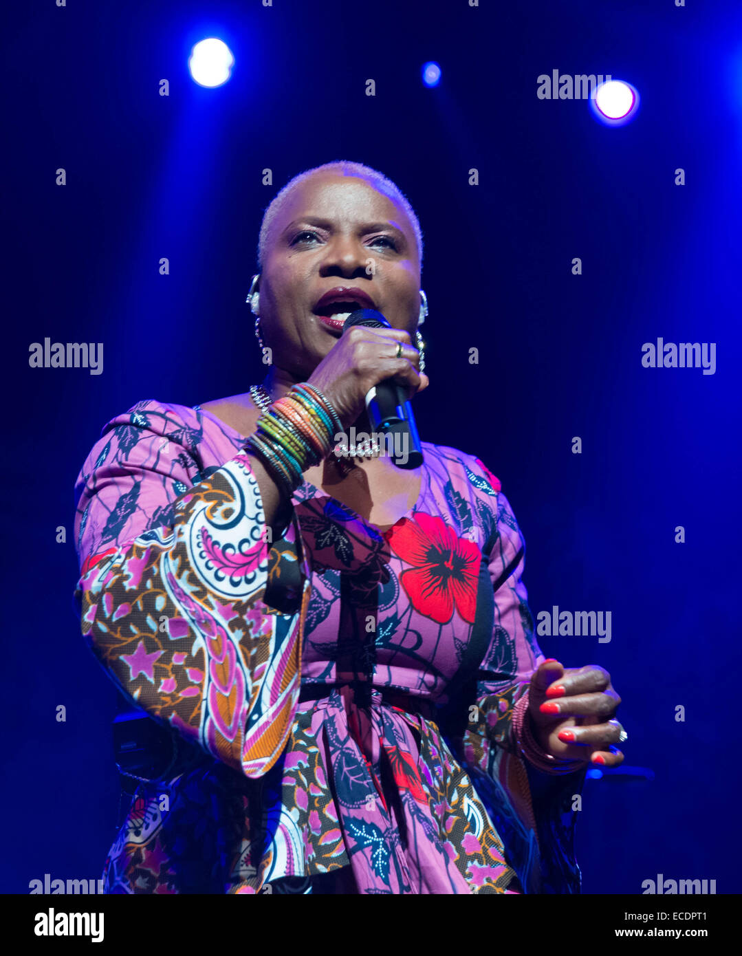 Angelique Kidjo performs live at Royal Festival Hall Stock Photo - Alamy
