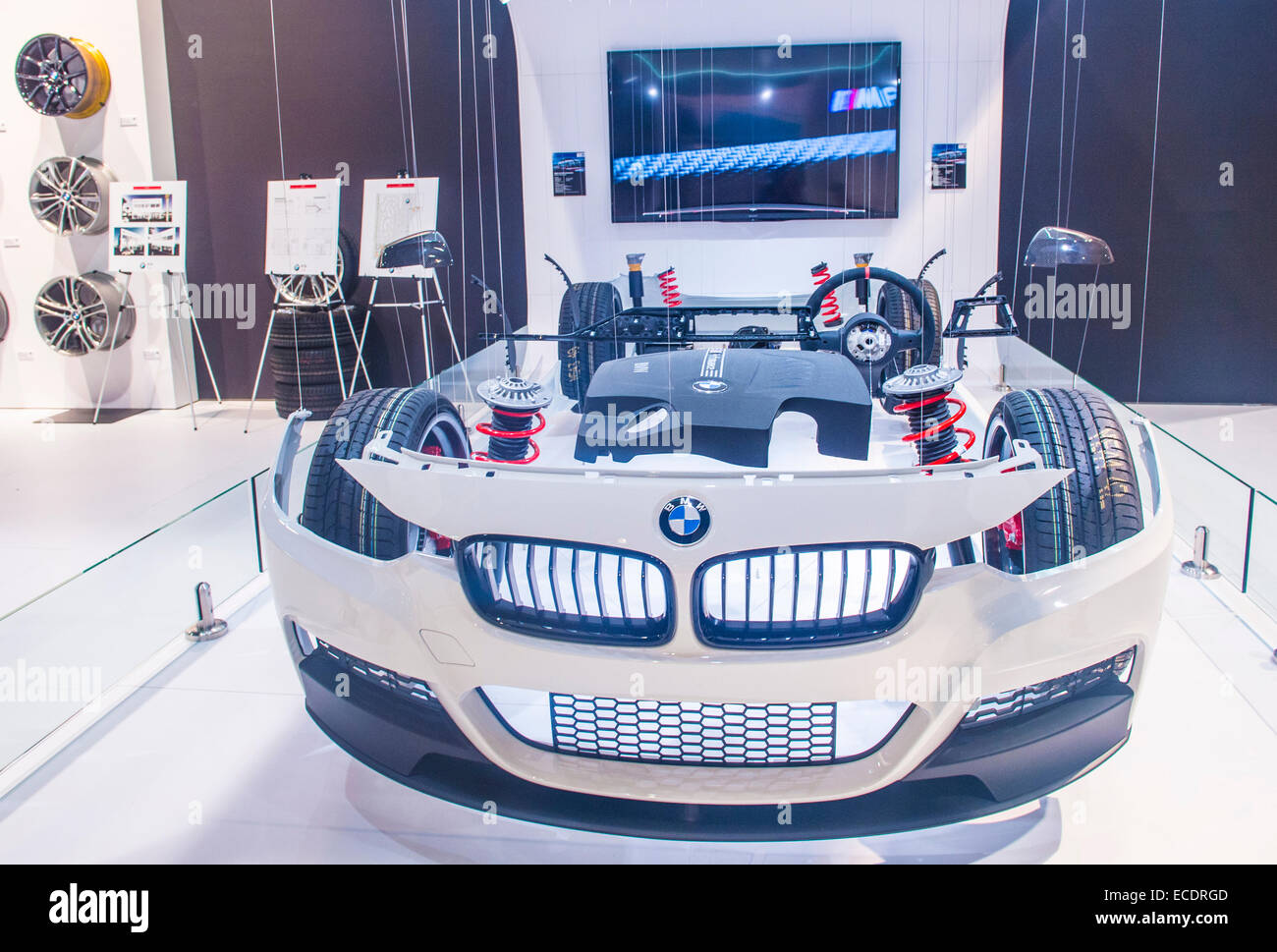 The BMW booth at the SEMA Show in Las Vegas Stock Photo - Alamy