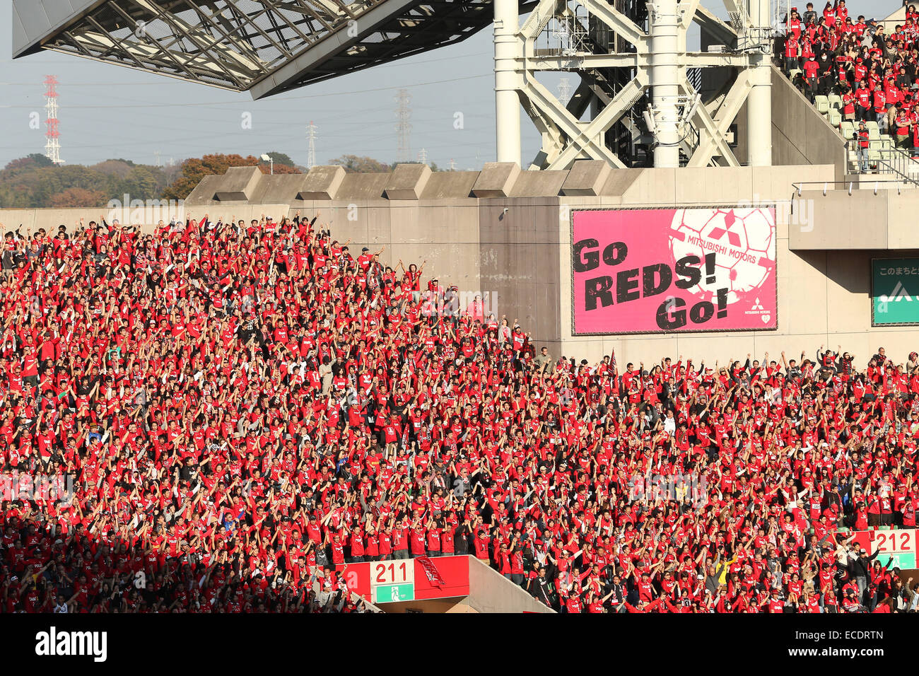 Saitama, Japan. 22nd Nov, 2014. Urawa Reds fans Football/Soccer : Urawa ...