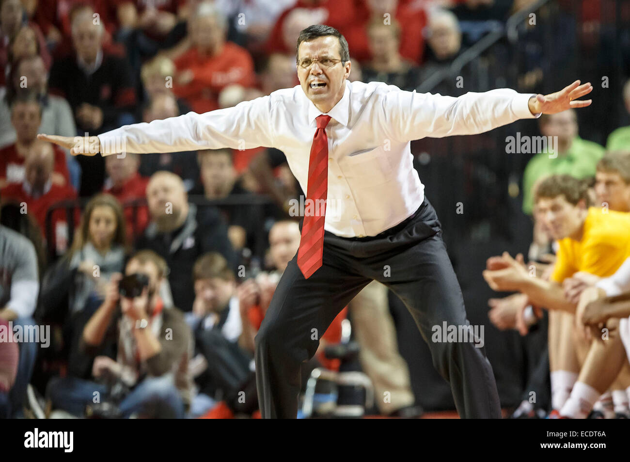 Lincoln, NE USA. 07th Dec, 2014. Nebraska Cornhuskers head coach Tim ...