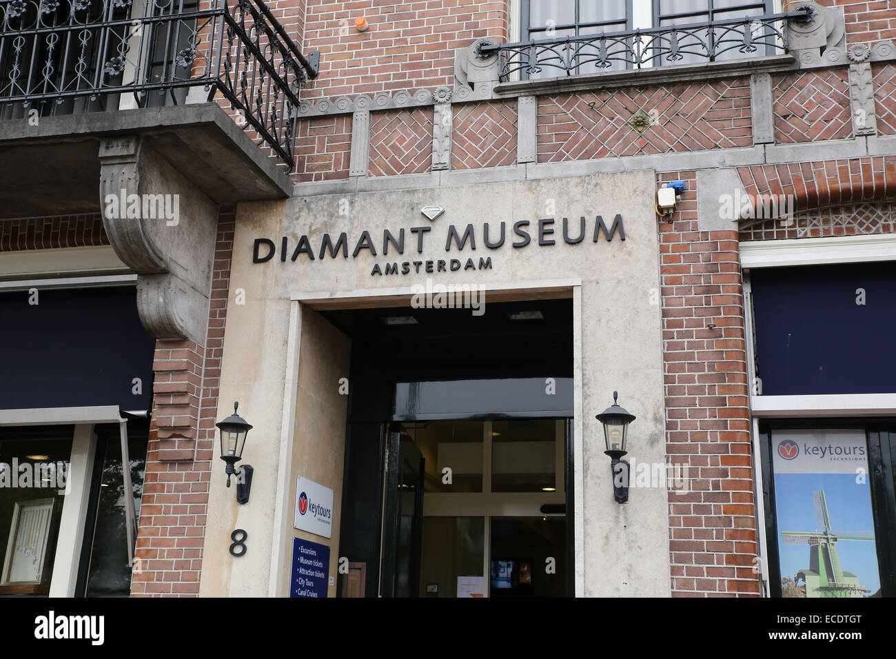 Amsterdam diamond museum entrance Stock Photo - Alamy