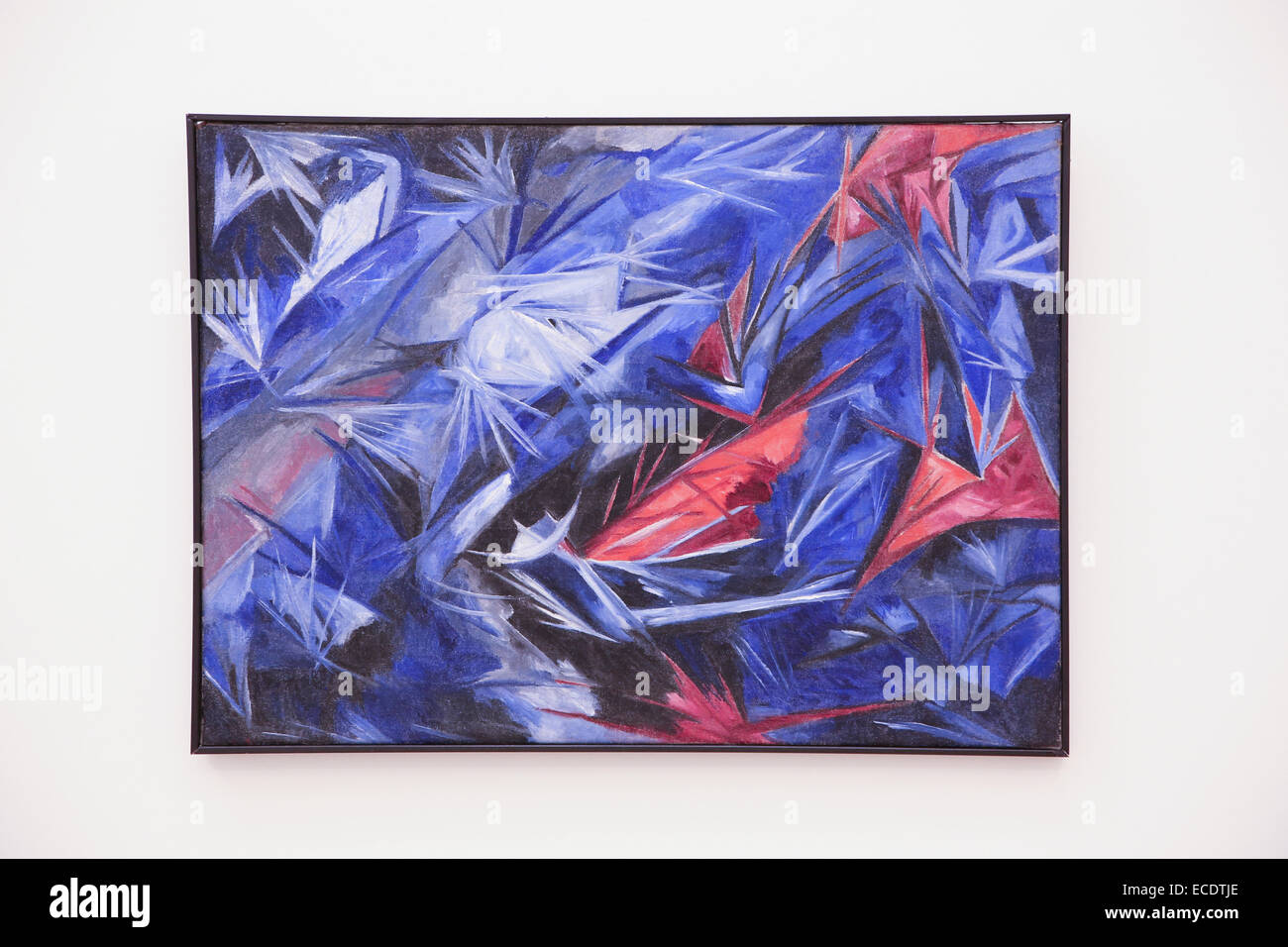 blue red painting Stock Photo - Alamy