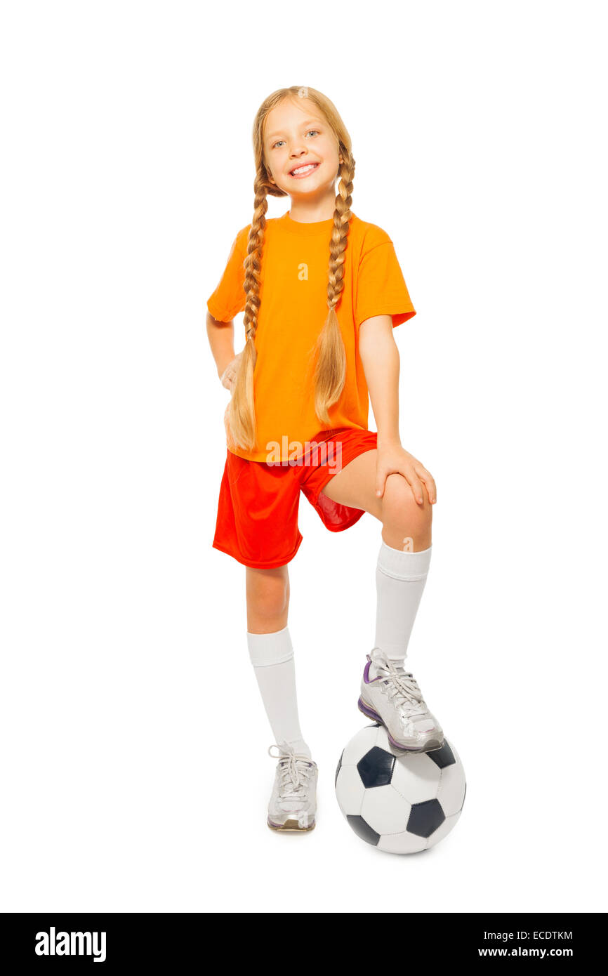 Little Girls Playing Soccer
