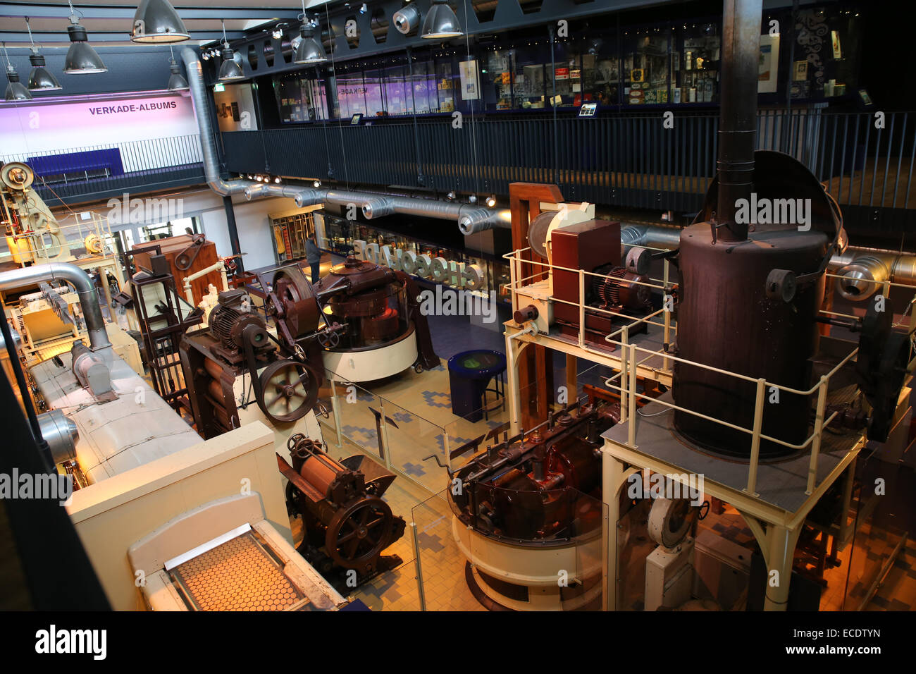 inside Netherlands biscuit chocolate museum Verkade pavilion Zaan Stock ...