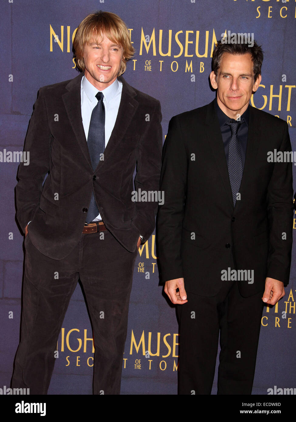 New York, New York, USA. 11th Dec, 2014. Actors OWEN WILSON and BEN ...
