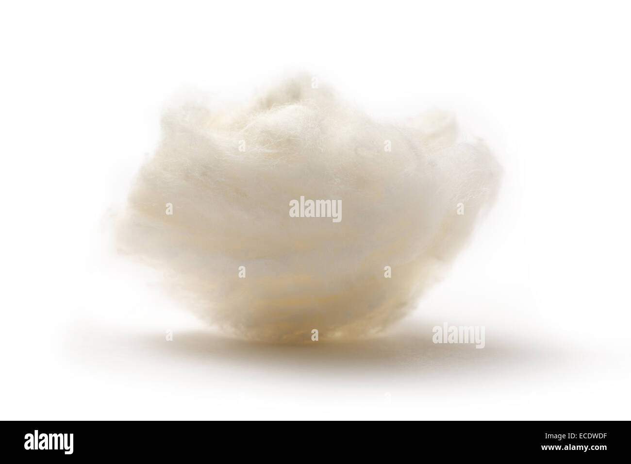 Cotton wool on the white background Stock Photo - Alamy