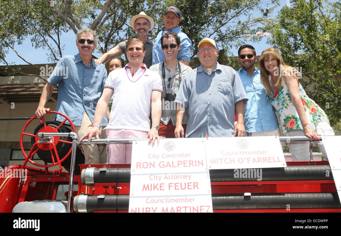 West Hollywood Gay Pride Parade Featuring: Mike Feuer,Ron Galperin ...