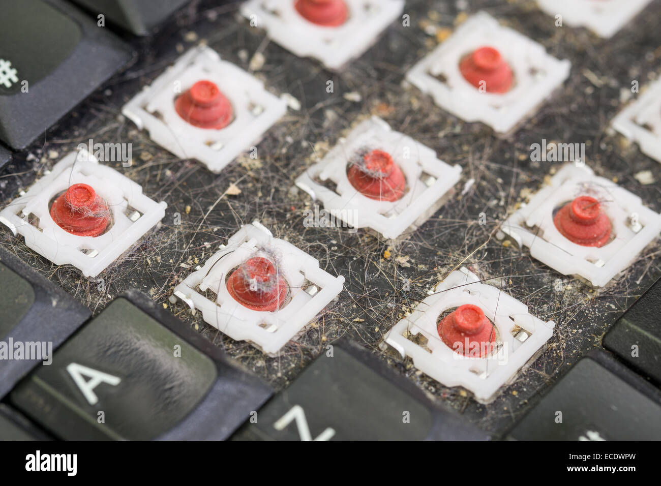 Dirty keyboard hi-res stock photography and images - Alamy