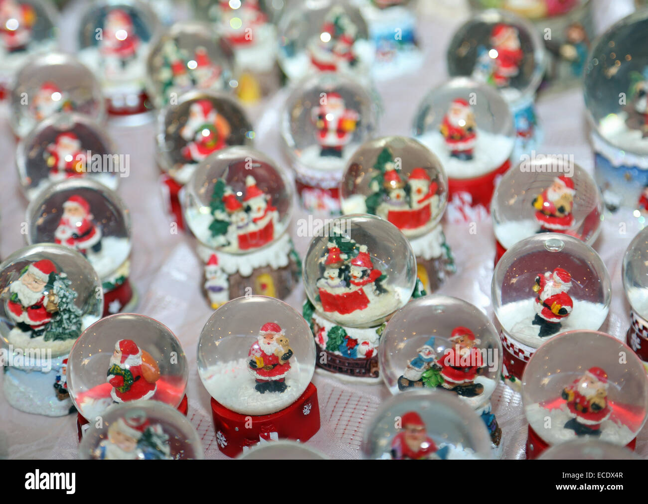 Santa claus in a glass ball hi-res stock photography and images - Alamy