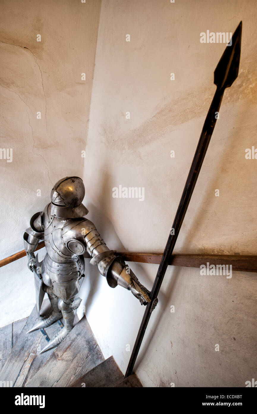 Armour at Prague Castle, Golden Lane, Prazsky Hrad, Prague, Czech Stock ...