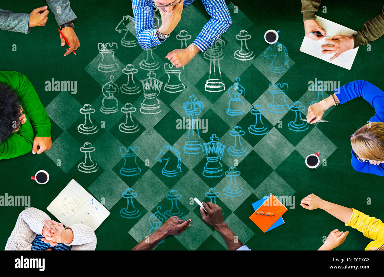 Chess Board Game Sports Playing Concept Stock Photo - Alamy