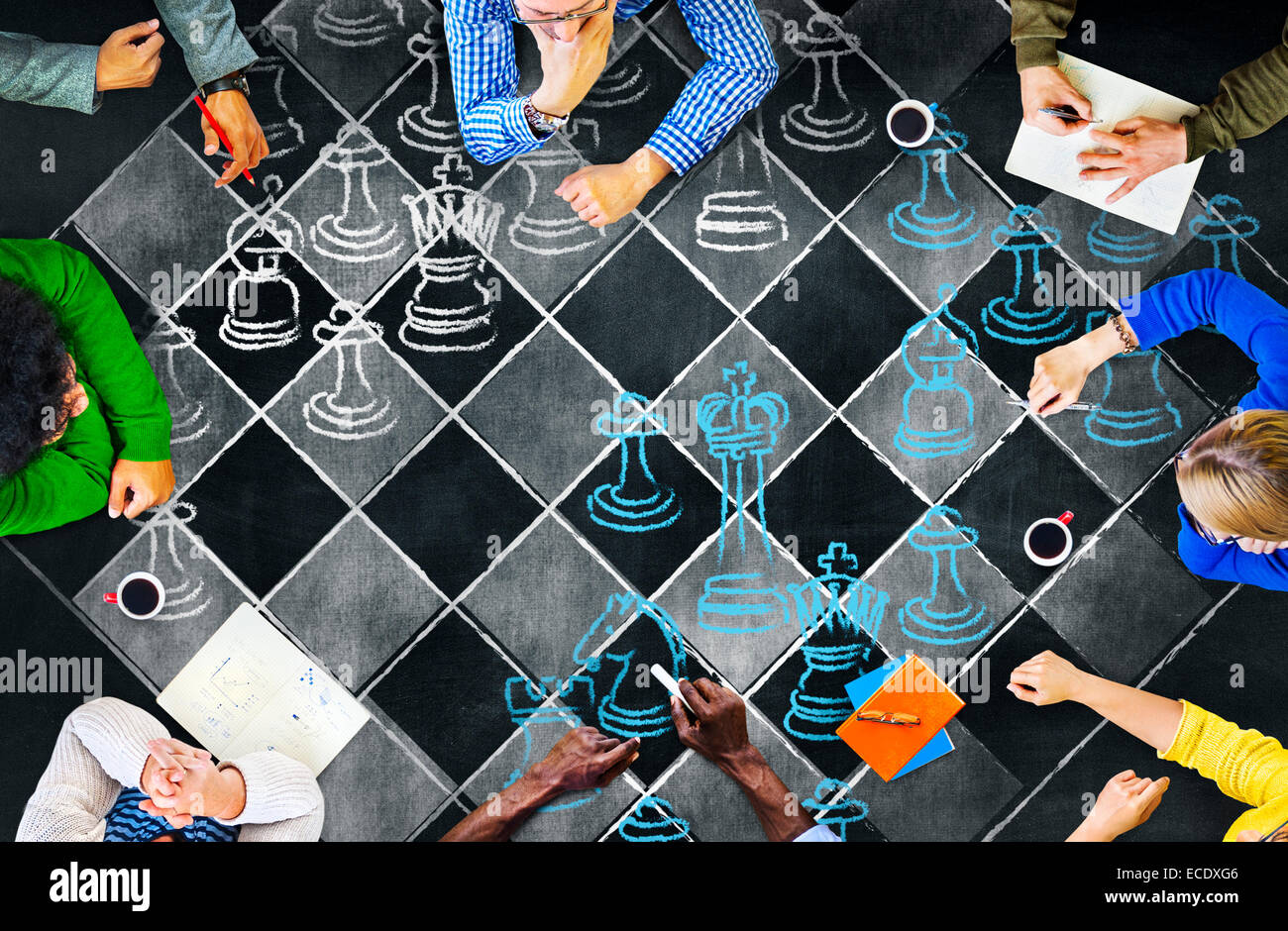 Chess Board Game Sports Playing Concept Stock Photo - Alamy