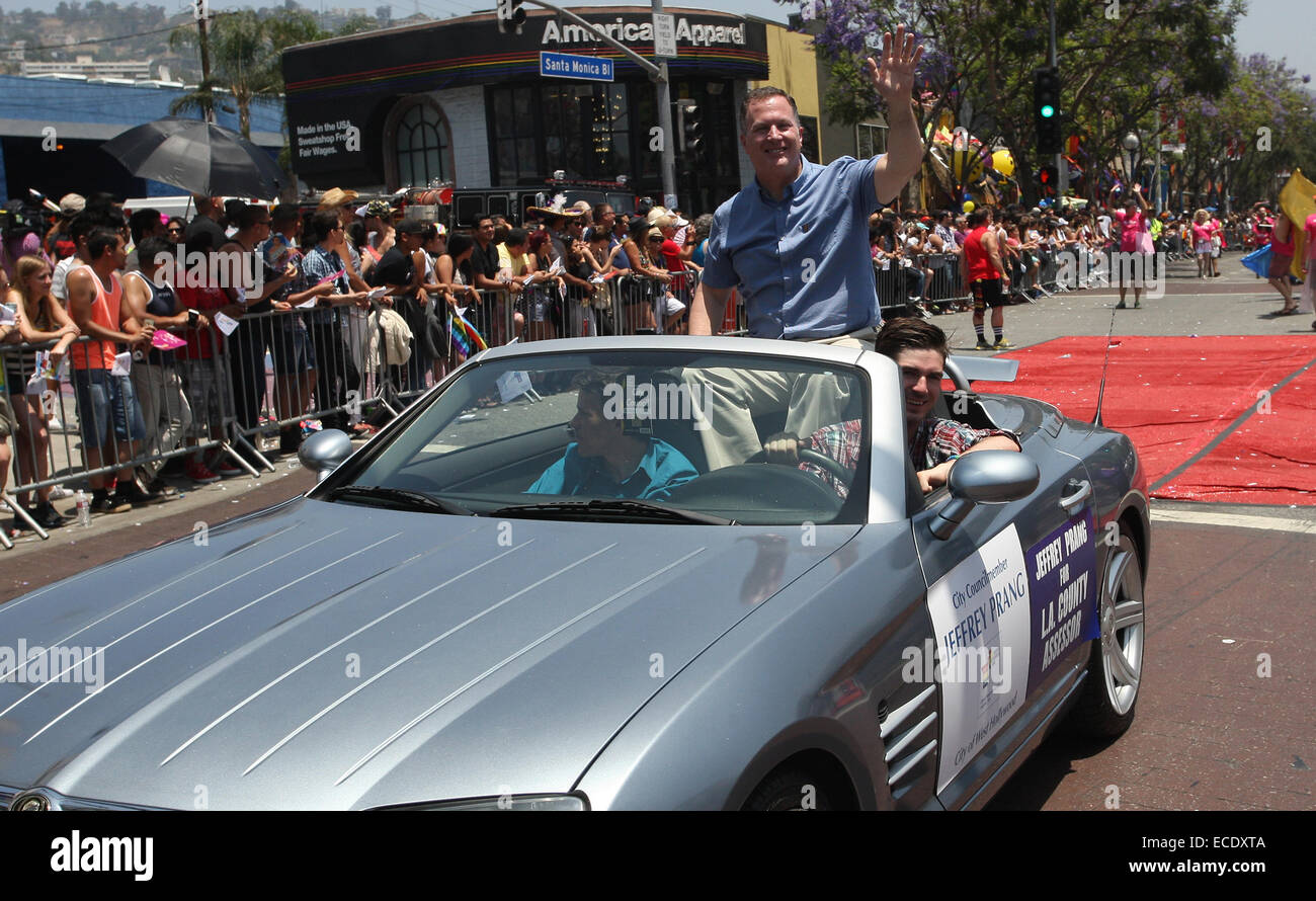 West Hollywood Gay Pride Parade Featuring: Jeffrey Prang Where: West ...