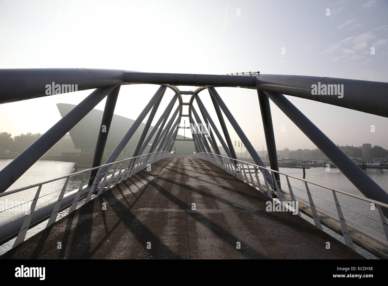 crossing empty bridge Stock Photo - Alamy