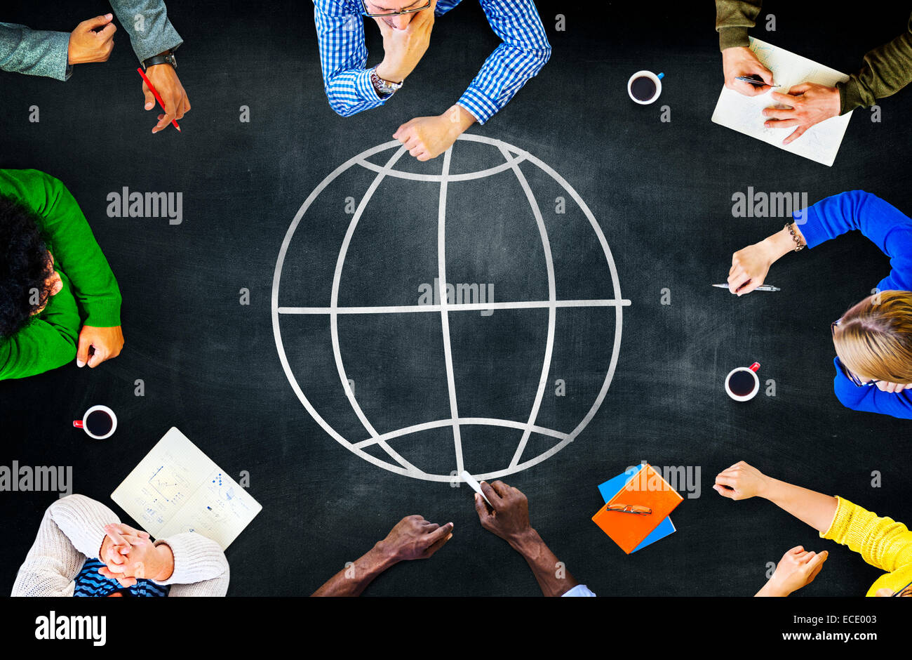 World Global Ecology International Meeting Unity Learning Concept Stock ...