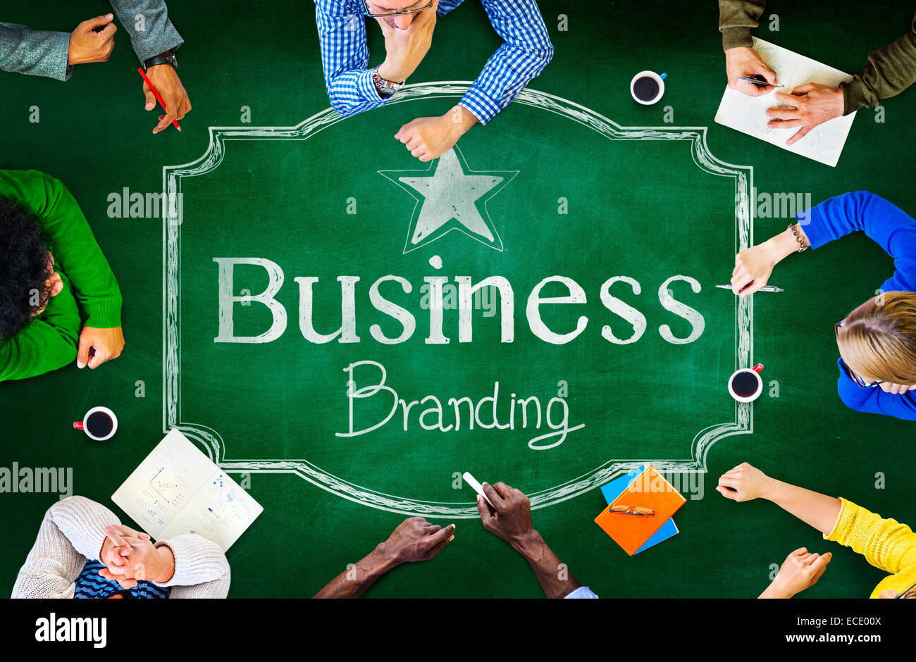 Blackboard Brainstorming Cooperation Planning Meeting Strategy Sharing ...