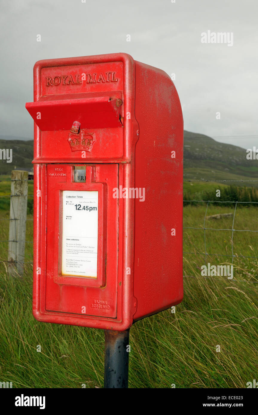 Remote Post mounted Letter Box with Storm Flap South Uist, Outer ...