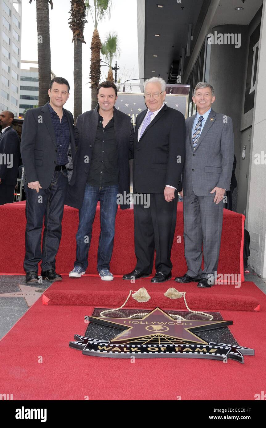 Seth macfarlane and jimmy kimmel hi-res stock photography and images ...