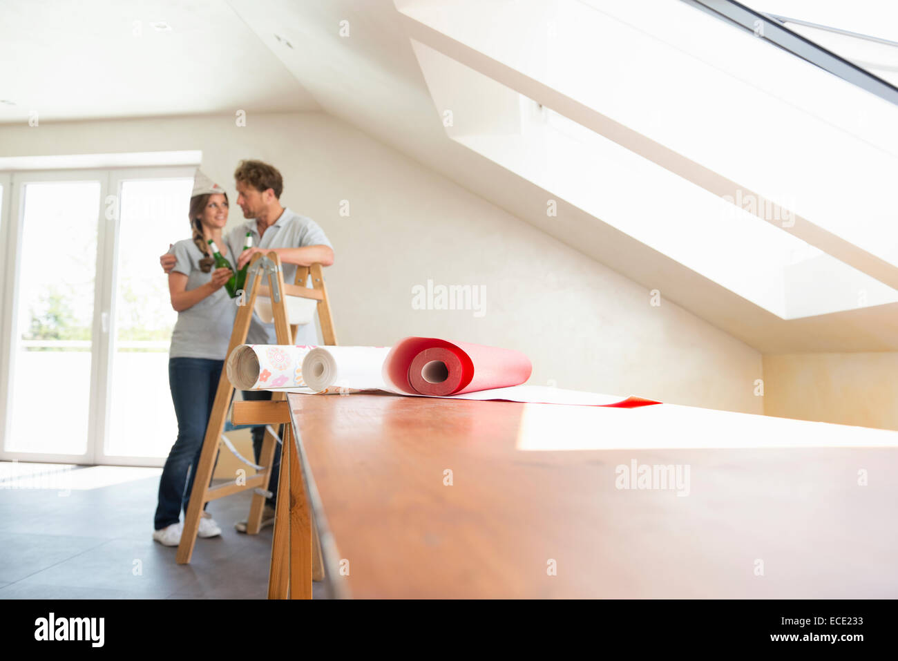 Couple facing each other table hi-res stock photography and images - Alamy