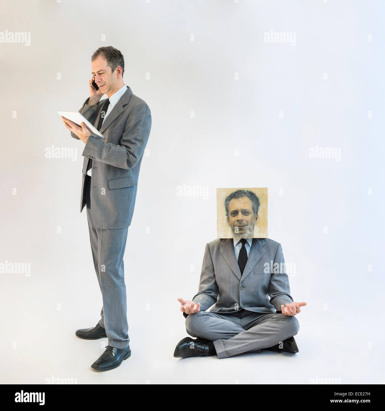 Multitasking humour hi-res stock photography and images - Alamy